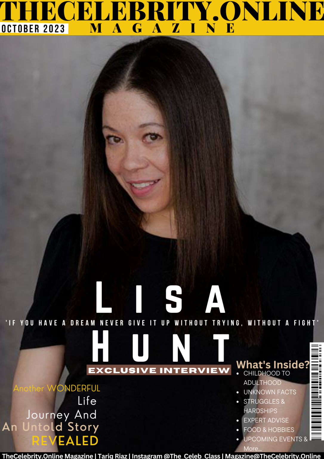 Lisa Hunt Exclusive Interview - 'If You Have A Dream Never Give It Up ...