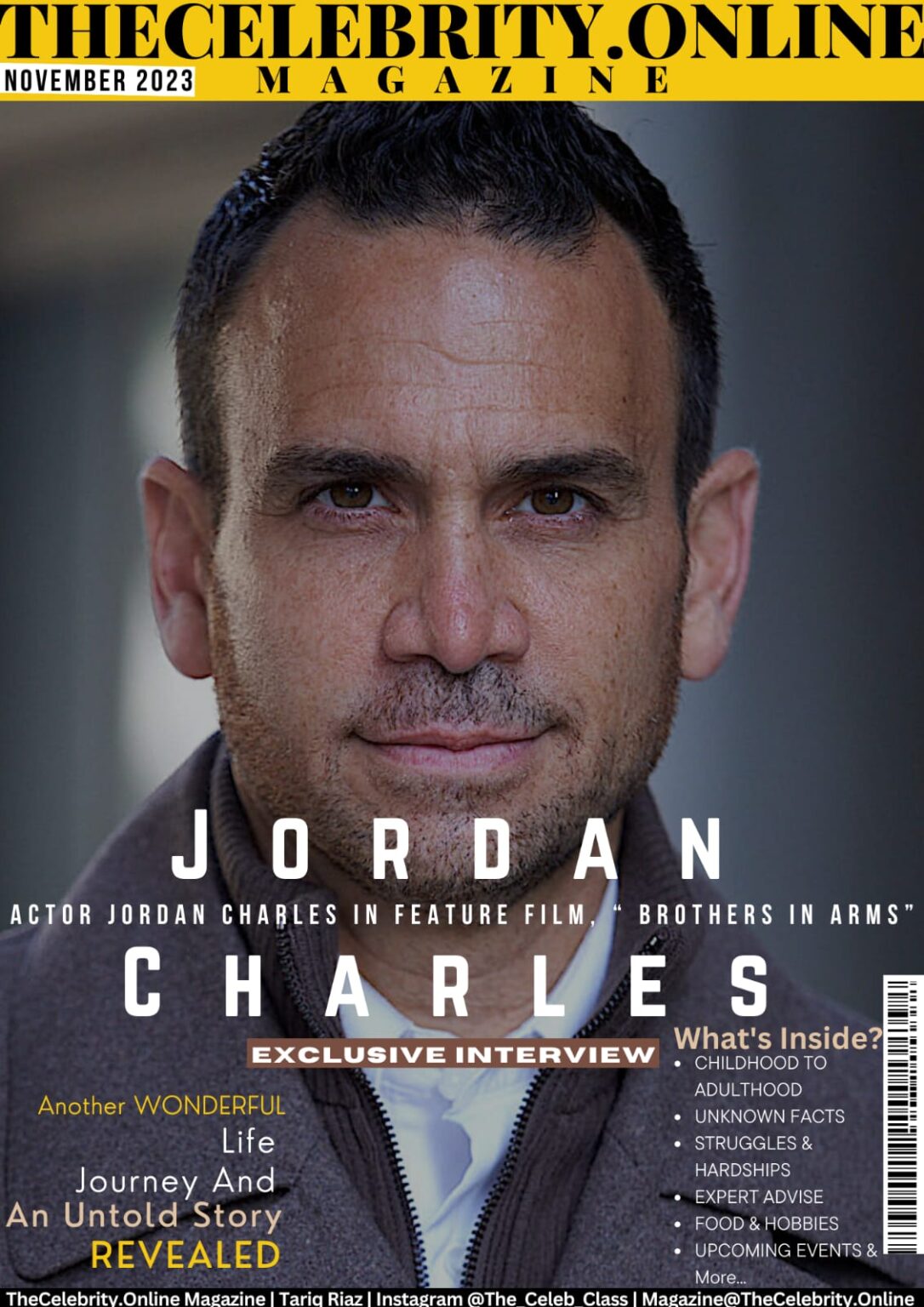 Actor Jordan Charles in Feature Film, “ Brothers In Arms” - Exclusive ...