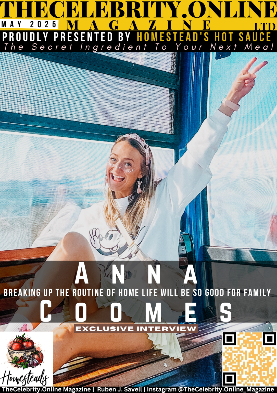 Anna Coomes Exclusive Interview - Breaking Up The Routine Of Home Life ...